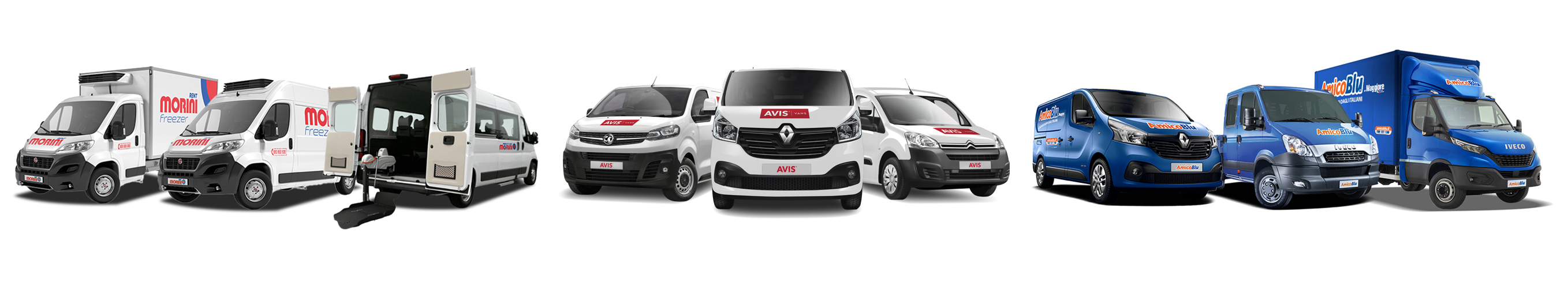 Scopri la flotta furgoni